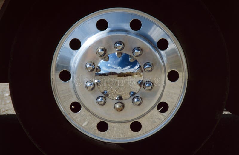 Truck wheel stock photo. Image of industry, exportation - 12385714