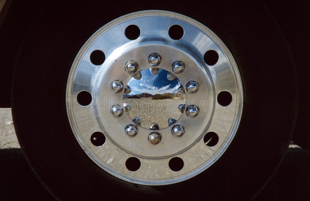 Truck wheel stock photo. Image of industry, exportation - 12385714