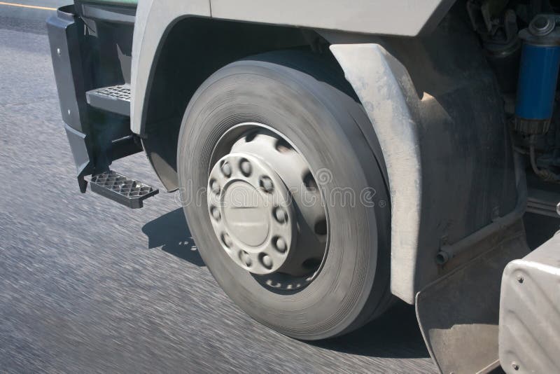 Truck wheel stock photo. Image of lanes, diesel, scenery - 29542926