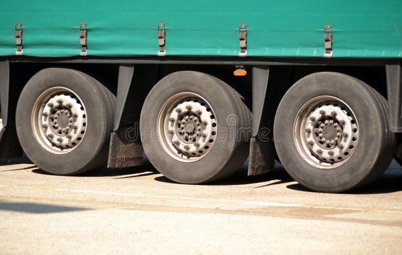 Truck wheels set stock vector. Illustration of accessory - 13074167
