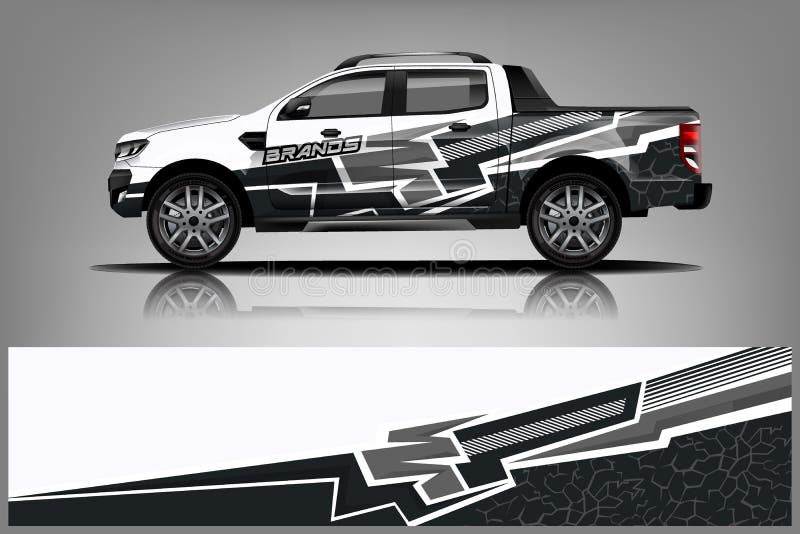 Truck Wrap Design for Company Stock Vector - Illustration of creative ...