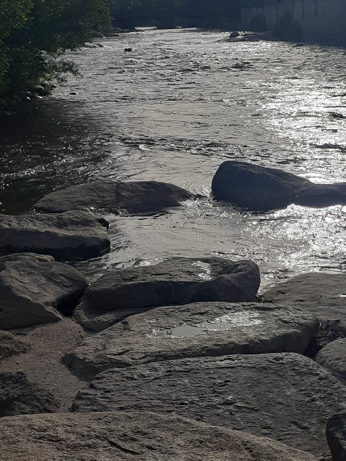 River Reno Across Sasso Marconi in a Triumph of Wild Nature between ...