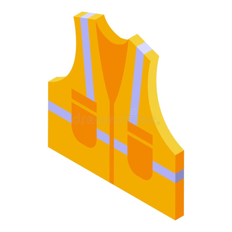 Trucker Vest Icon Isometric Vector. Truck Driver Stock Vector ...
