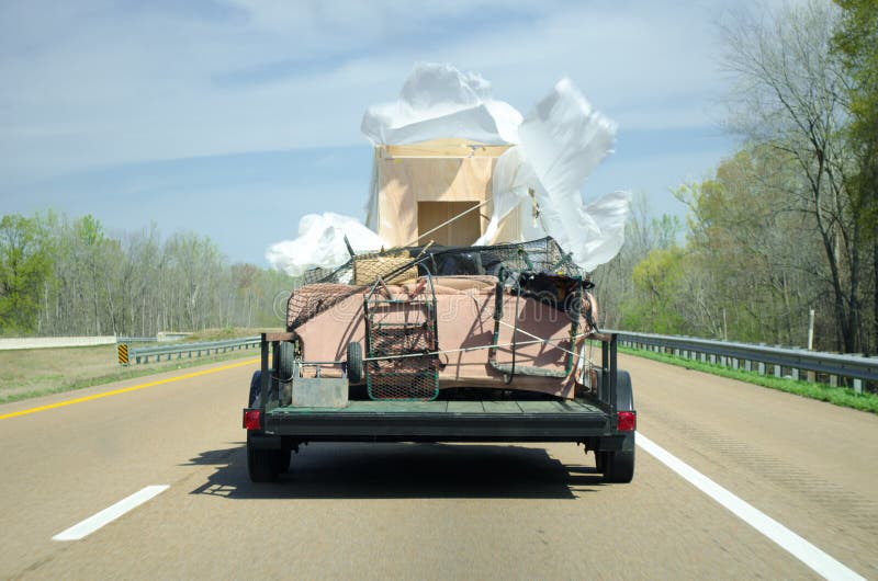 Packed Trailer Speeding Stock Photos - Free & Royalty-Free Stock Photos ...