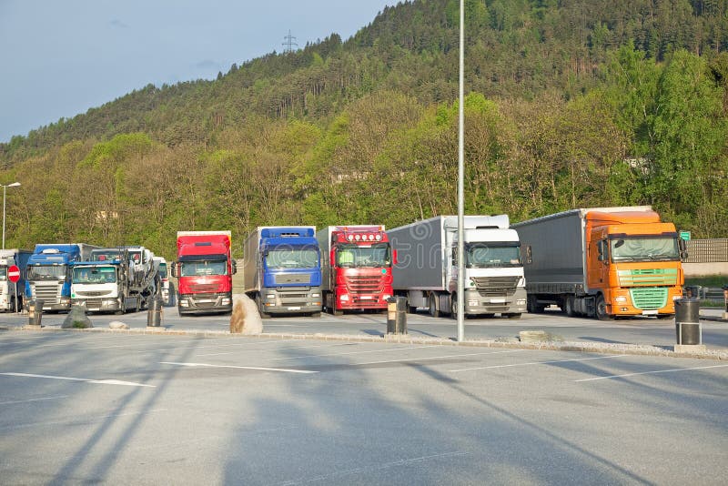 Export trucks stock photo. Image of business, goods, outdoor - 40616176