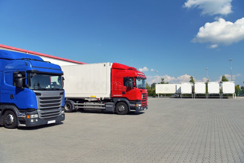 Logistics and Goods Storage - Loading and Unloading of Goods for Stock ...