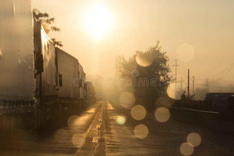 185 Trucks Waiting Line Border Stock Photos - Free & Royalty-Free Stock ...