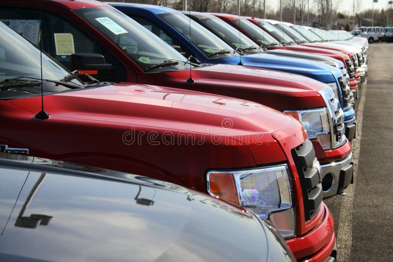 New Car Lot stock image. Image of automobiles, modern - 2800569
