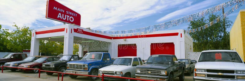 Trucks in used car lot editorial image. Image of communities - 23177030
