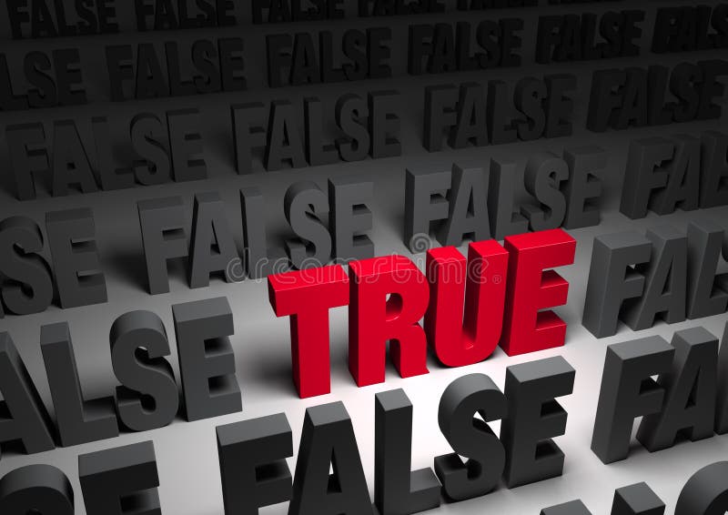 True! stock illustration. Illustration of real, overcome - 41540769