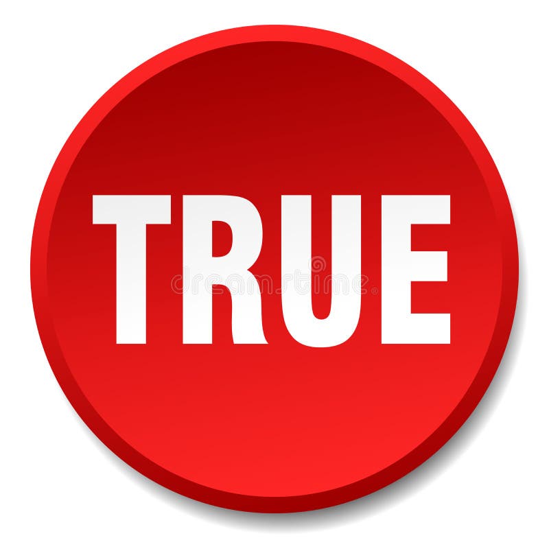 True button stock vector. Illustration of rounded, background - 158489695