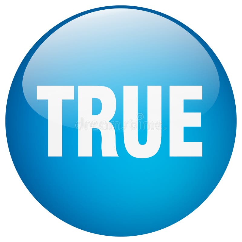 True button stock vector. Illustration of graphic, vector - 122783250