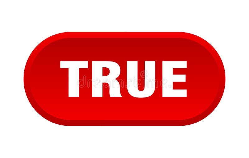 True button stock vector. Illustration of rounded, background - 158489695