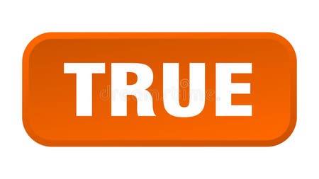 True Button. True Square 3d Push Button Stock Vector - Illustration of ...