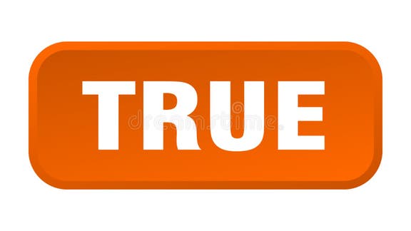 True Button. True Square 3d Push Button Stock Vector - Illustration of ...