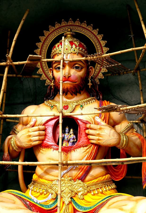 The True Devotee of Ram and Sita Stock Photo - Image of asia, animal ...