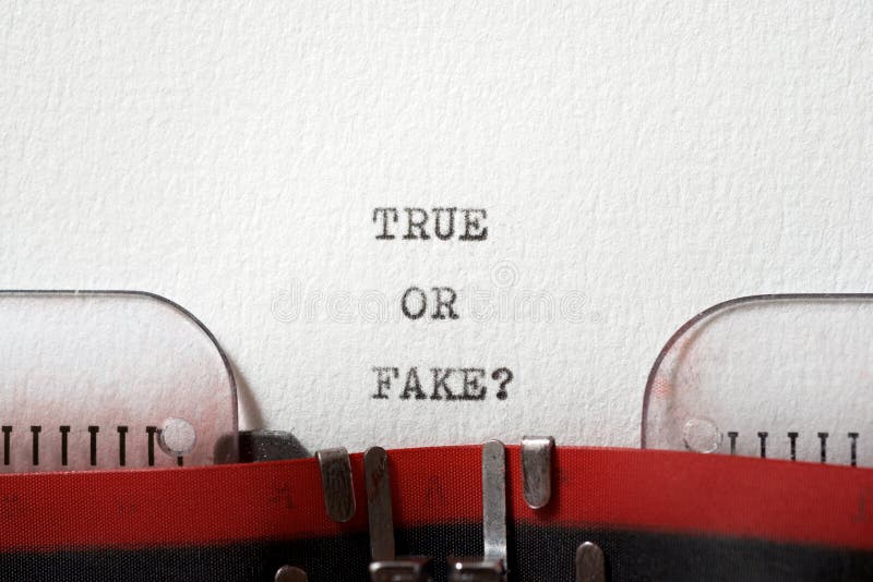 True or fake stock image. Image of phrase, false, question - 220990751