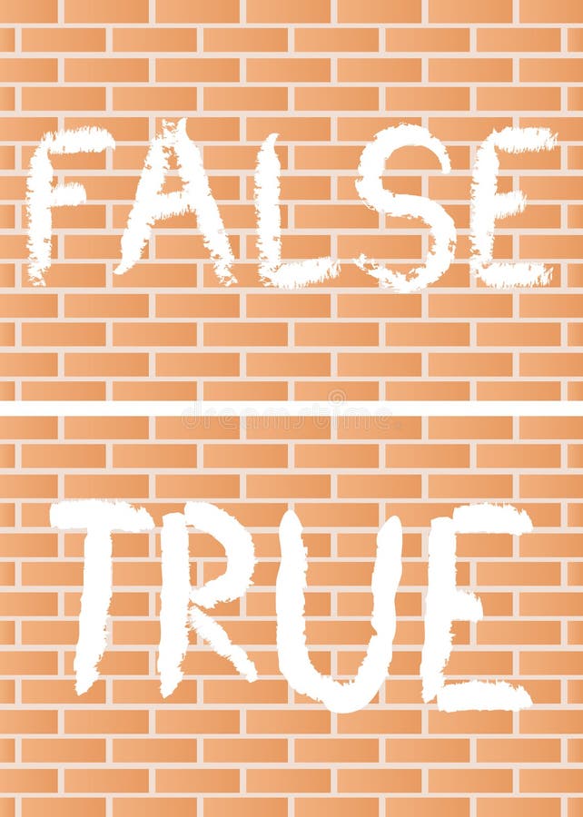 True and false stock illustration. Illustration of correct - 8773035