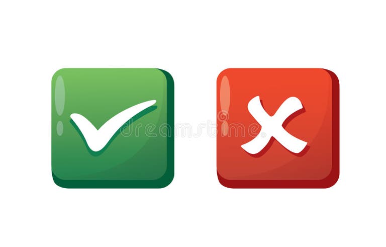 True or False Button Icon Vector Illustration Stock Vector ...