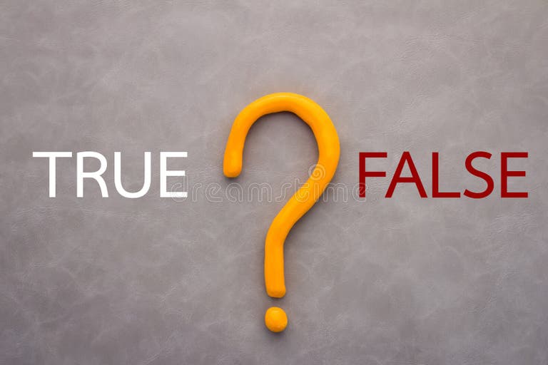 True or False Decision Concept Stock Image - Image of check, black ...