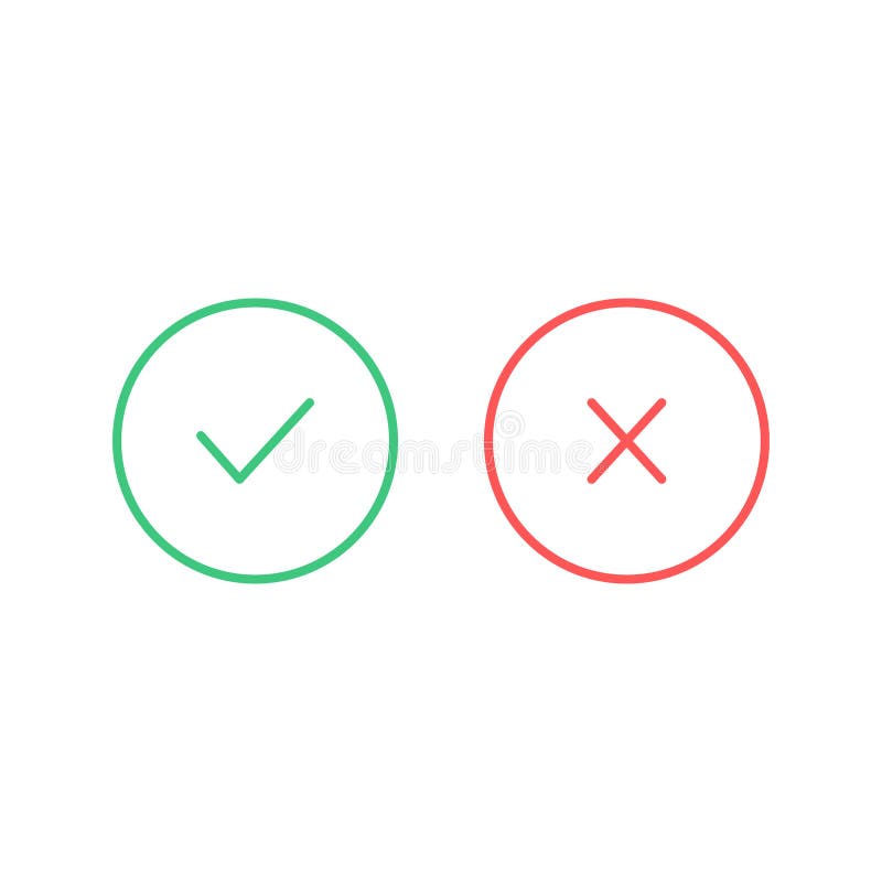True and False Icon. Check Mark and Cross Set Icon. Yes or No Symbol ... True and False Icon. Check Mark and Cross Set Icon. Yes or No Symbol ...
