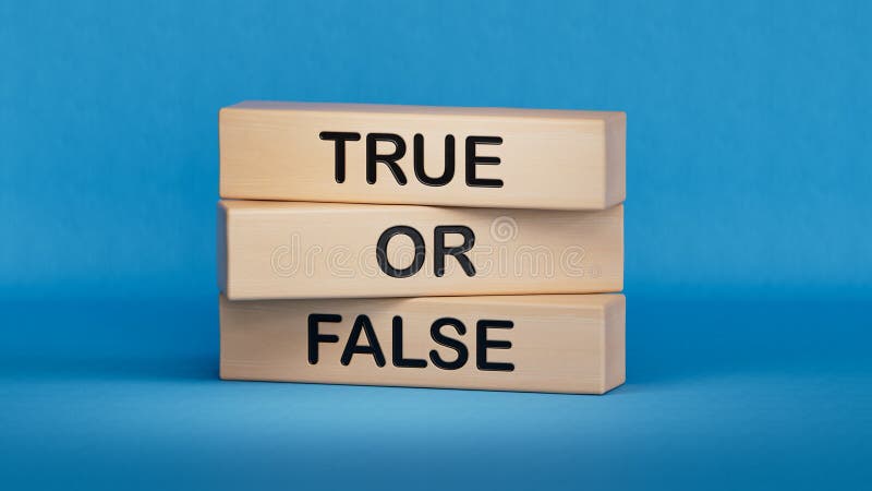 True False Words Stock Illustrations – 223 True False Words Stock ...