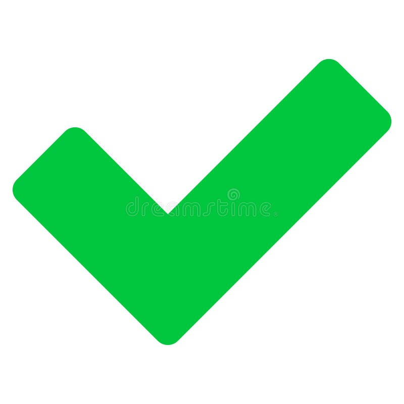 True Flat Icon Symbol stock vector. Illustration of test - 227875942