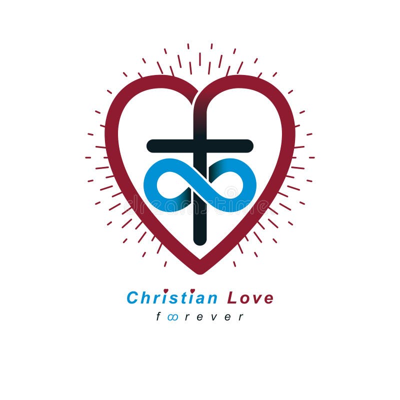 Christian love symbol stock vector. Illustration of icon - 30448883
