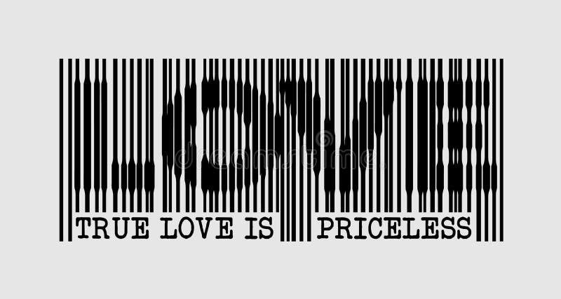 Love barcode stock vector. Illustration of symbol, closeup - 11655335