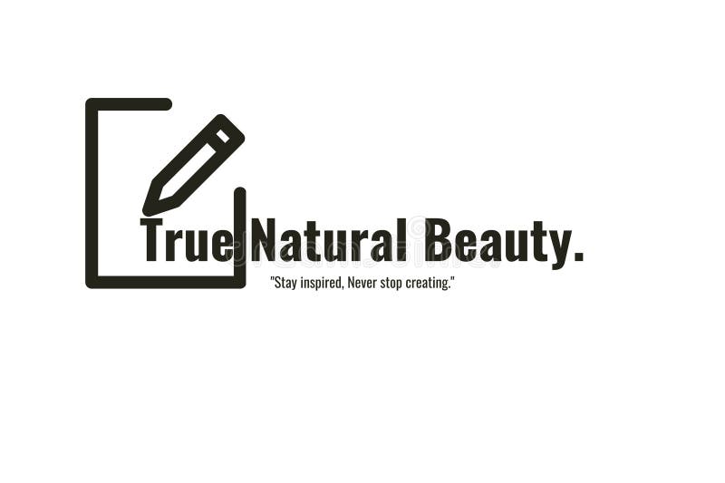 True natural beauty stock illustration. Illustration of beauty - 282506871