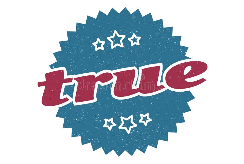 True Sign. True Vintage Retro Label Stock Vector - Illustration of seal ...