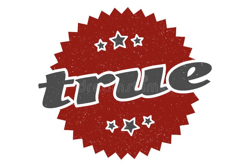 True Sign. True Vintage Retro Label Stock Vector - Illustration of ...
