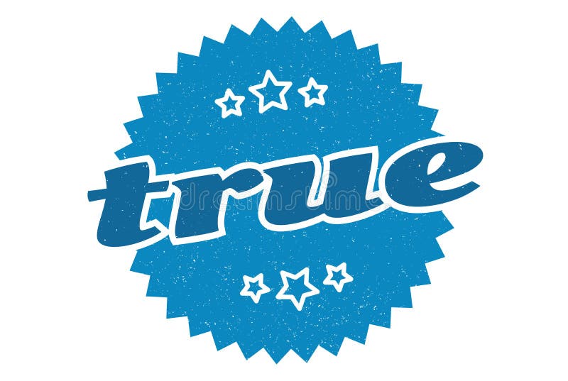 True Sign. True Vintage Retro Label Stock Vector - Illustration of ...