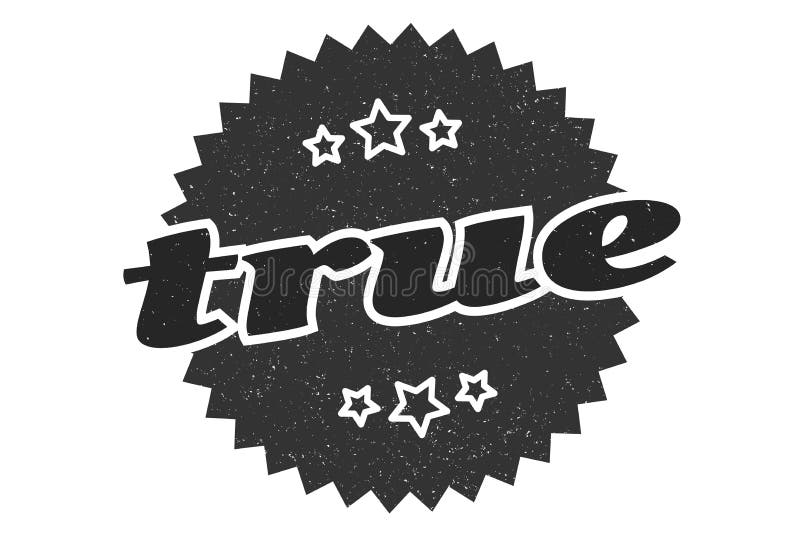 True Sign. True Vintage Retro Label Stock Vector - Illustration of ...