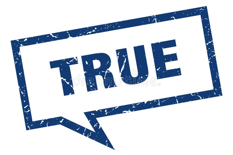 True speech bubble. stock vector. Illustration of vintage - 153891154