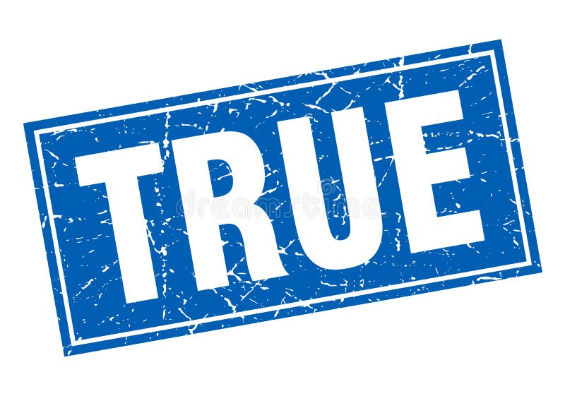 True stamp stock vector. Illustration of white, label - 125219857