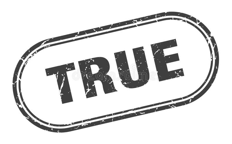 True Grunge Stamp with Tick Stock Vector - Illustration of dirty, label ...