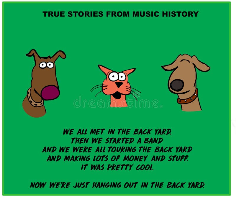 True Stories from Music History Stock Illustration - Illustration of ...