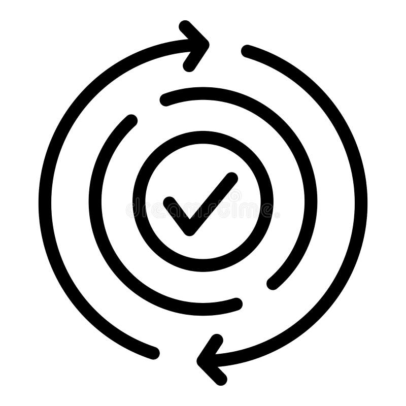 True Trust Relationship Icon, Outline Style Stock Vector - Illustration ...