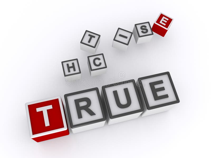 True word block on white stock photo. Image of correct - 291622930
