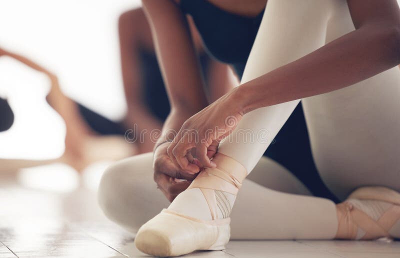 The Truest Expression of a People is in Its Dance. a Unrecognizable Ballerinas Preparing for Her ...