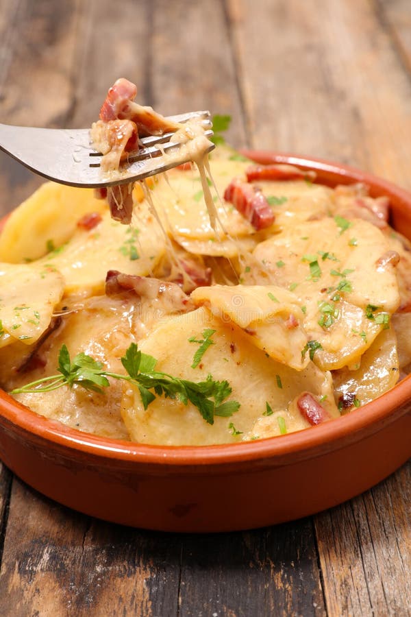 Truffade stock photo. Image of potato, dinner, cream - 74756260