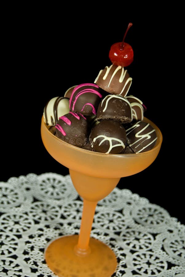 Truffle Sundae stock image. Image of sweet, sugar, chocolate - 10601833