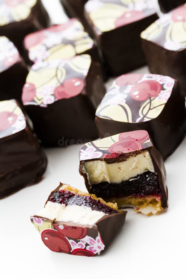 Truffles stock image. Image of sugary, truffle, square - 31746835