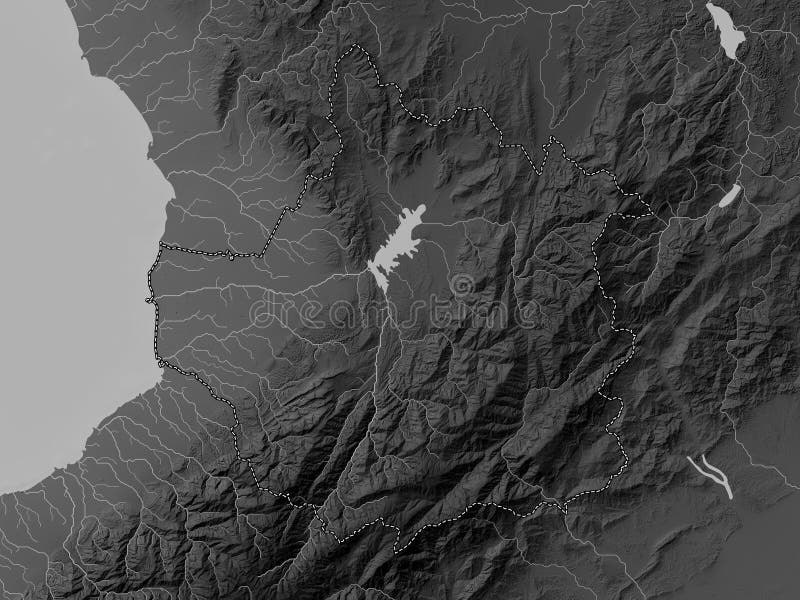 Trujillo, Venezuela. Grayscale. No Legend Stock Illustration ...