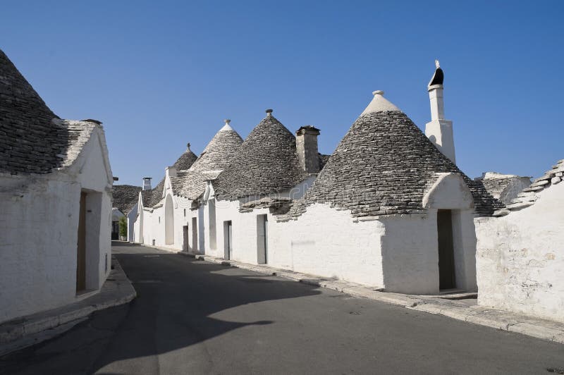 Trulli. Alberobello. Apulia Stock Photo - Image of building ...
