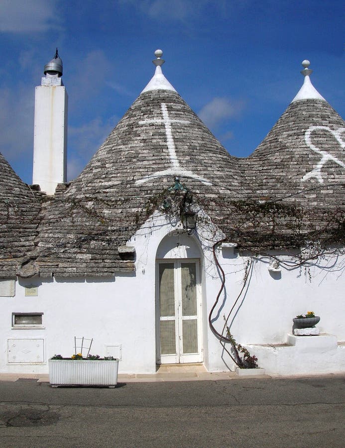 Trulli Houses stock image. Image of shaped, mediterranean - 4711857