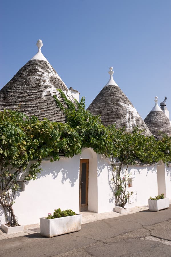 Trulli Houses in Alberobello (Apulia) Stock Photo - Image of light ...