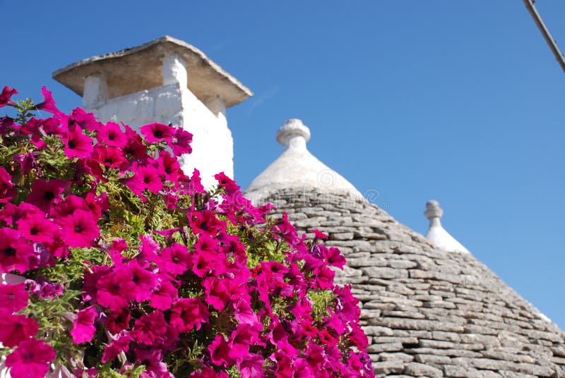 Trullo, Roof, Alberobello, Puglia Stock Image - Image of european ...