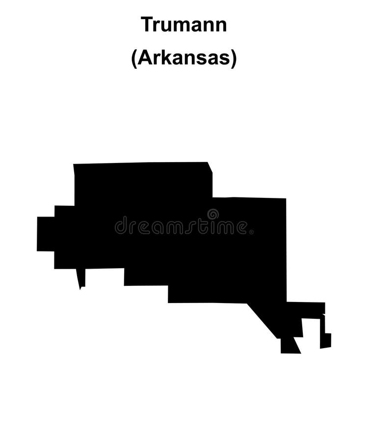 Trumann Outline Map Stock Illustrations – 5 Trumann Outline Map Stock ...